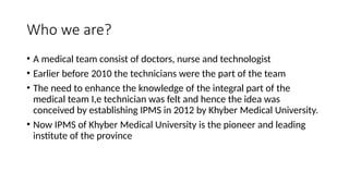 IPMS.introduction for new students information | PPTX