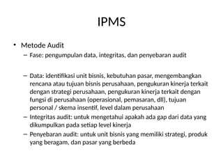 DIfference between Performance IPMS-and-PRISM method | PPT