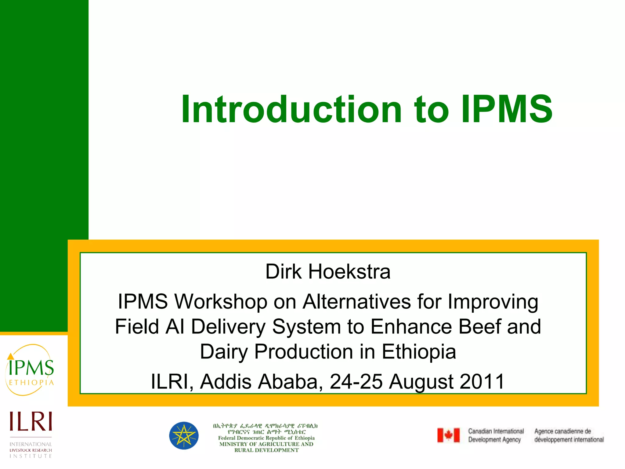Introduction to IPMS | PPTX