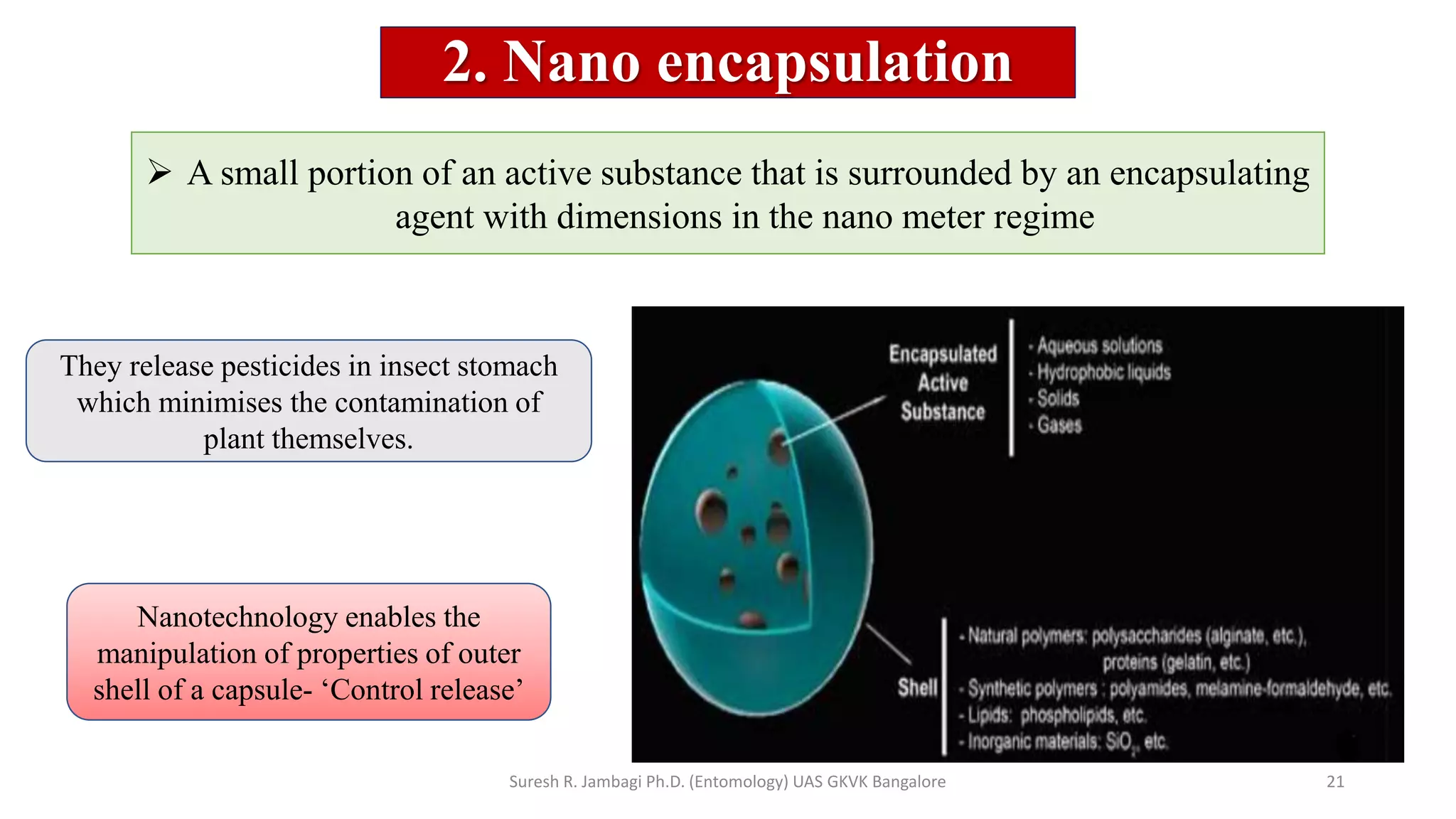 Nanotechnology in Insect Pest Control | PPTX
