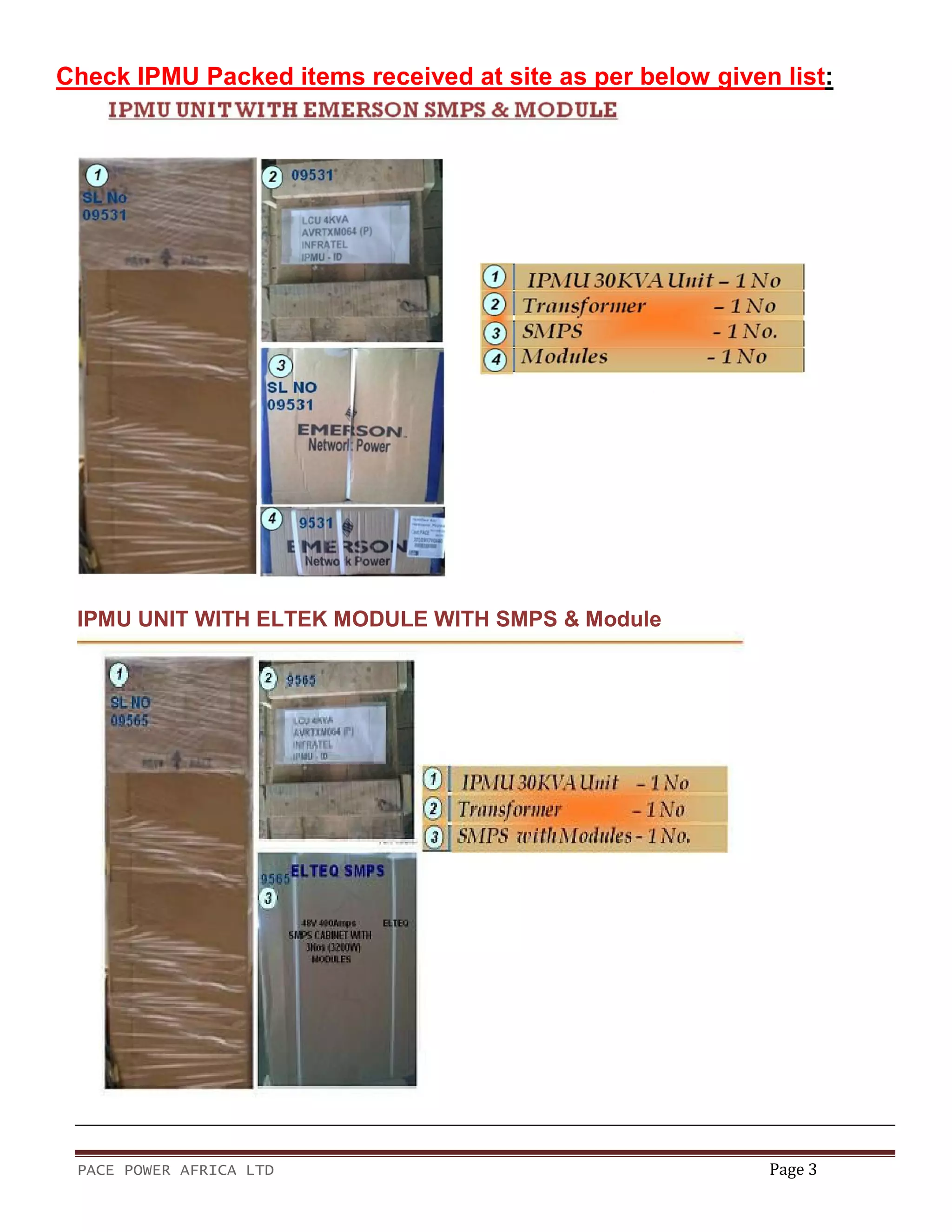 Ipmu ic procedure | PDF