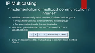 IP Multicasting | PPTX