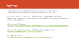 IP Multicasting | PPTX