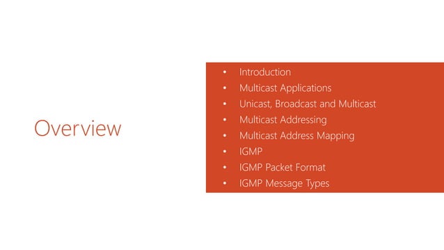 IP Multicasting | PPTX | Computer Networking | Computing