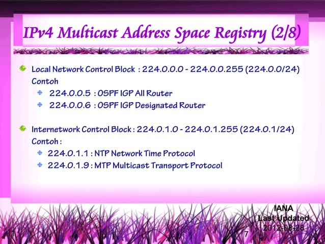 Ip multicasting 03 multicast address pada ipv4 dan ethernet | PPT