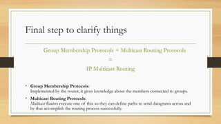 IP Multicast Routing | PDF
