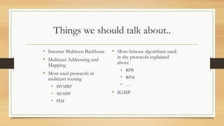 IP Multicast Routing | PDF | Computer Networking | Computing