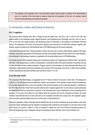 Pilot test of new evaluation methodology of research organisations | PDF