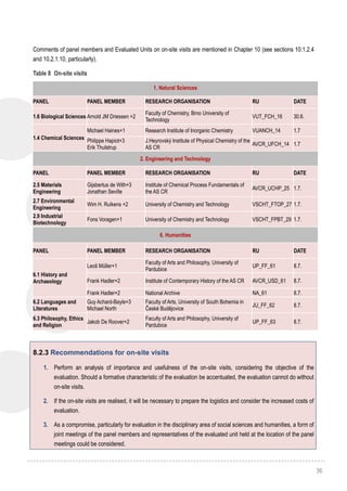 Pilot test of new evaluation methodology of research organisations | PDF