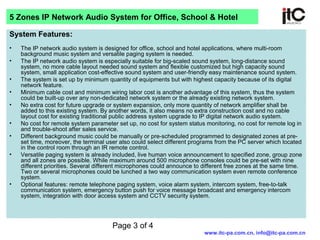Ip network audio system for office | PPT