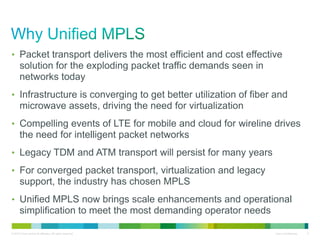 Unified MPLS | PPTX | Computer Networking | Computing