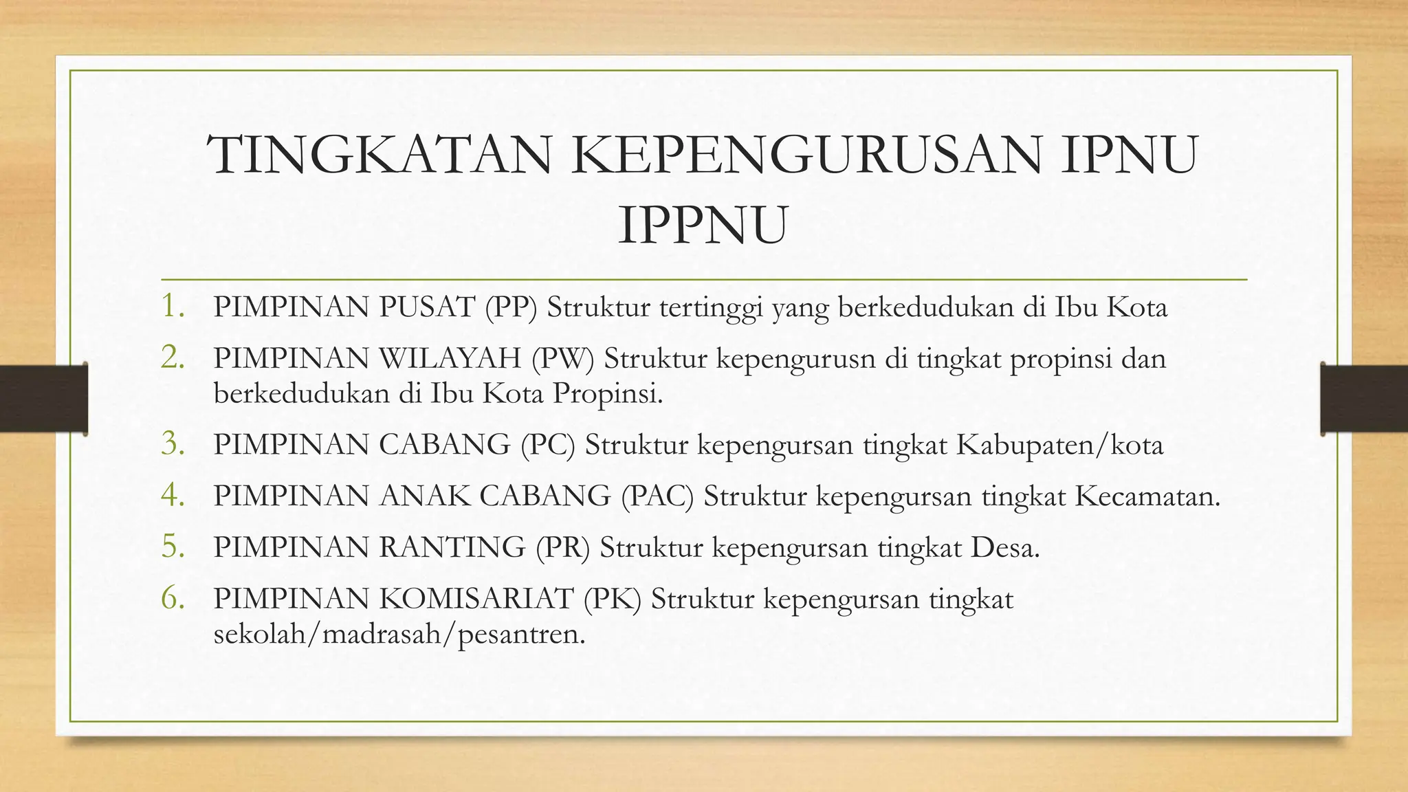 MANAJEMEN PENGELOLAAN IPNU DAN IPPNU PPT ok.pptx