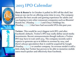 Initial public offering (IPO) | PPT