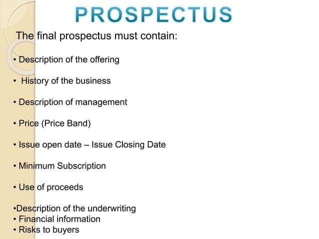 Initial Public Offer | PPT