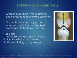 implant protective occlusion in prosthodontics | PPTX
