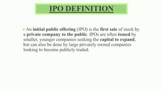Ipo analysis | PPTX