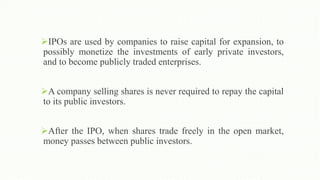 Ipo analysis | PPTX