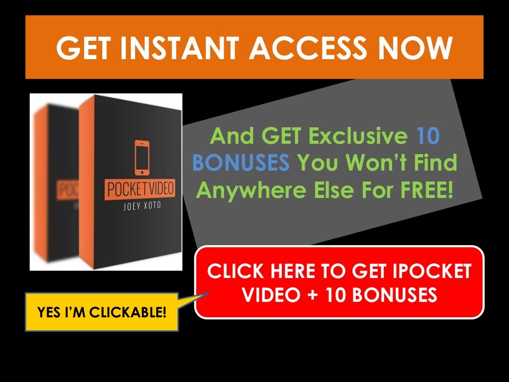 IPocket Video Review | How To Make Money Using Your iPhone