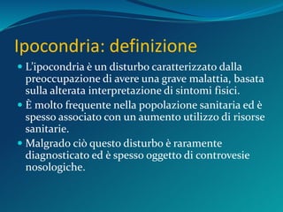 Ipocondria distrubo | PPTX
