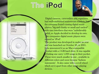 I pod case study | PPTX