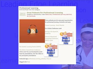 iPods for Professional Learning | PDF