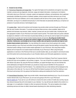 Ipod software license | RTF