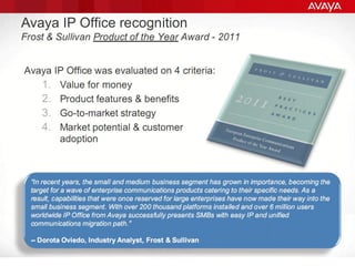 Avaya IP Office R.8 | PPT
