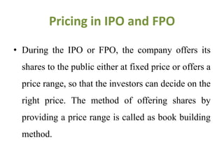 Ipo fpo | PPTX