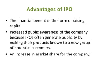 Ipo fpo | PPTX