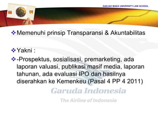 IPO Garuda Indonesia | PPTX