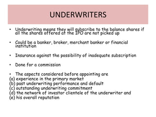 Ipo mfs | PPTX | Stocks and Bonds | Personal Investing