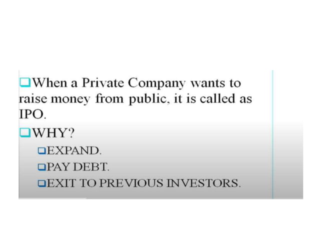 Ipo mfs | PPTX | Stocks and Bonds | Personal Investing