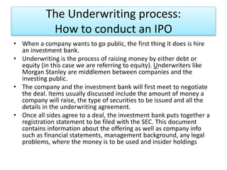 Ipo mfs | PPTX | Stocks and Bonds | Personal Investing