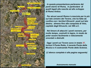 I ponti di Roma - 1° puntata | PPT
