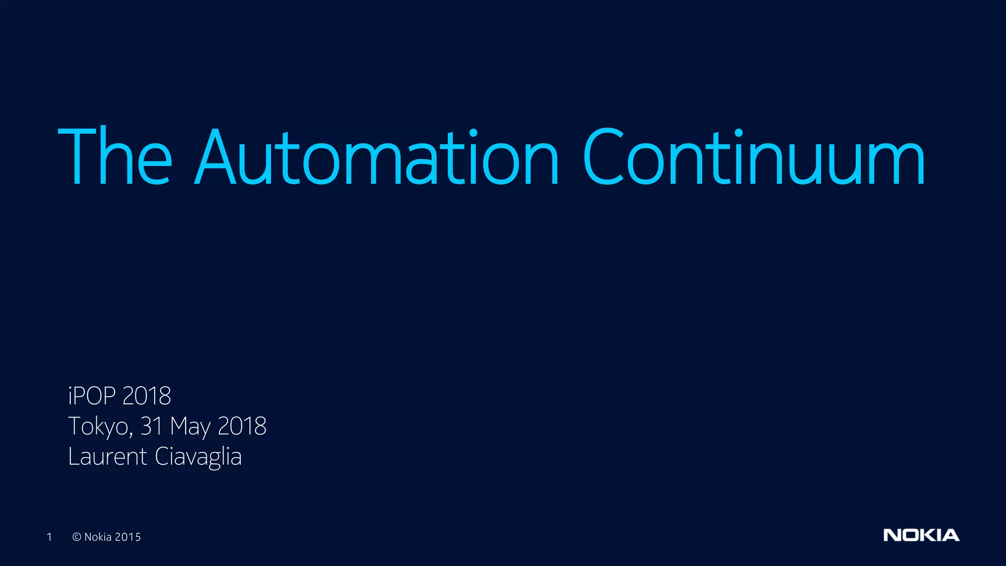 The Automation Continuum | PPT