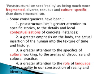 I poststructuralism deconstruction | PPT