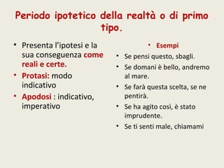 Ipotetico periodo | PPT