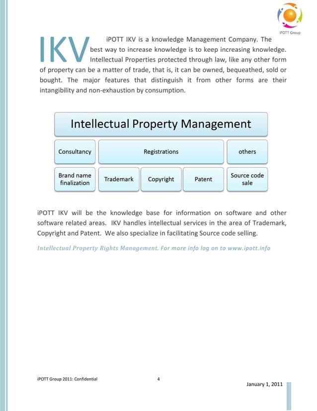 iPOTT Group Profile | PDF