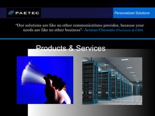 PAETEC Value | PPT