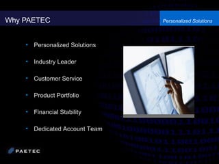 PAETEC Value | PPT