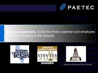 PAETEC Value | PPT