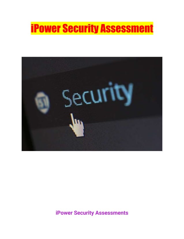 iPower Security Assessment | PDF