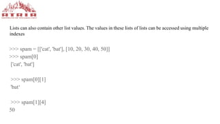 IPP-M2-C1-Lists-Data Types.pptx for project management | PPTX