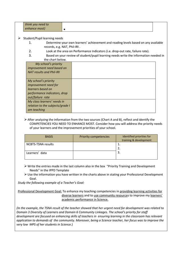 Ippd for teachers | PDF