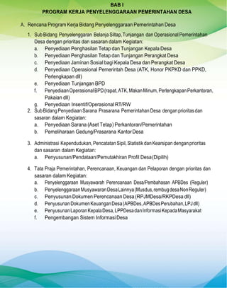 INFORMASI PENYELENGGARAAN PEMERINTAH DESA (IPPD) TAHUN 2022 | PDF