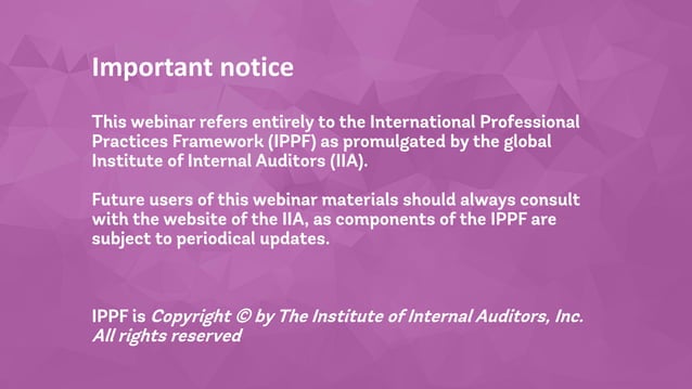 International Professional Practices Framework (IPPF)pdf | PDF ...