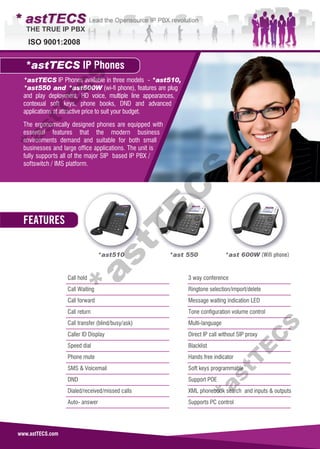 IP PHONES - *astTECS | PDF