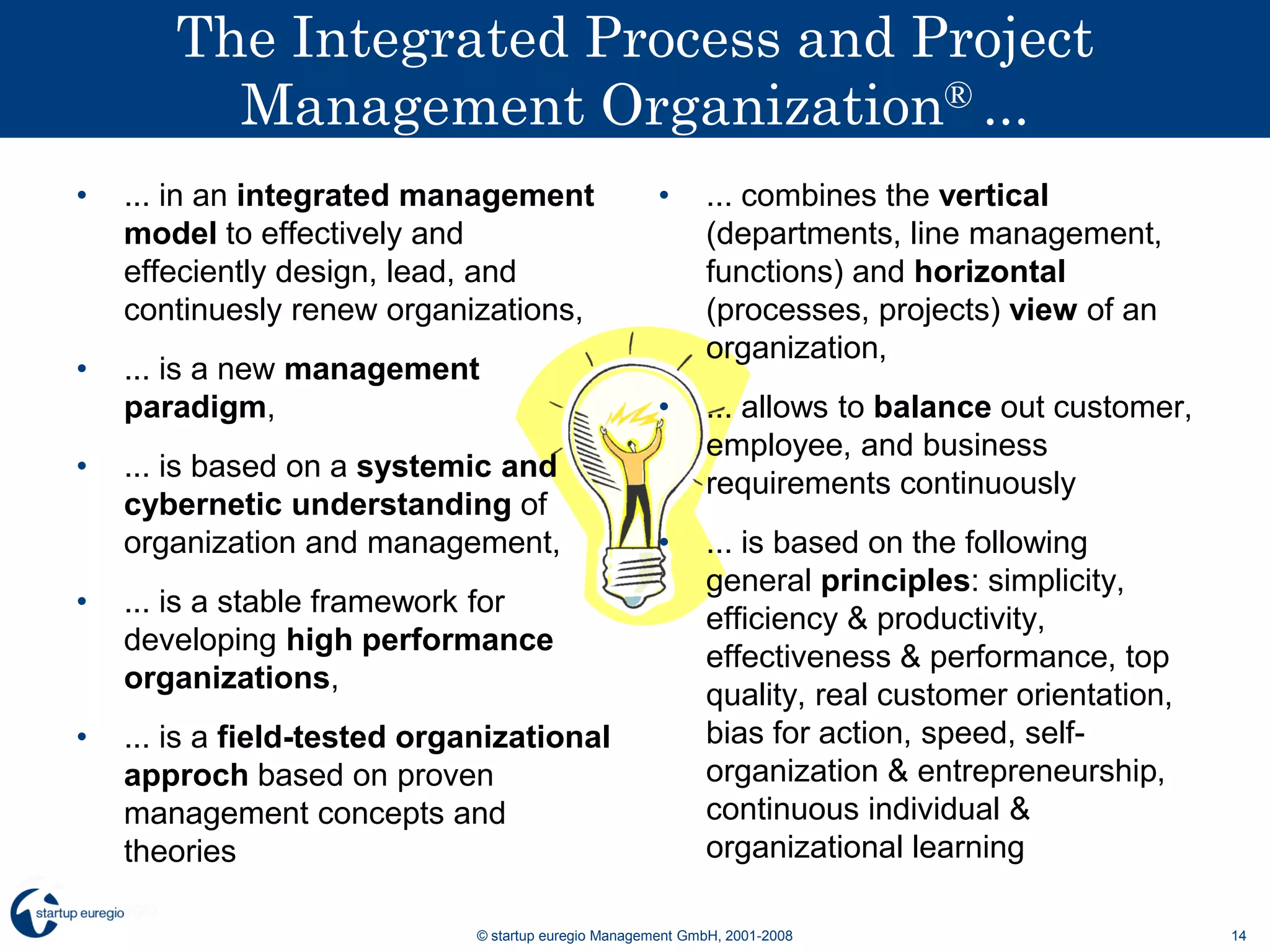 IPPM - The Integrated Process and Project Management Organization | PDF