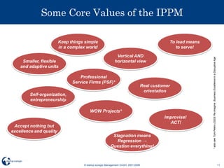 IPPM - The Integrated Process and Project Management Organization | PPT