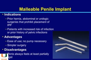 Penile Prosthesis - Counseling and Preoperative Preparation | PPT
